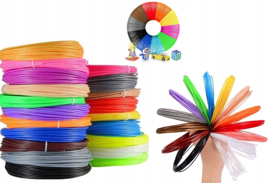 Wkłady Do Długopisu 3D Pla Filament 200m Mix kolor - Gordon | Sklep EMPIK.COM