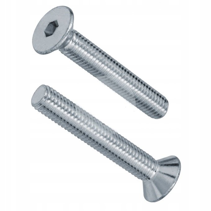 Wkręt metryczny Śruba z łbem Stożkowym imbus WSI M10x30 kl. 10,9 - 100sztuk - Maro | Sklep EMPIK.COM