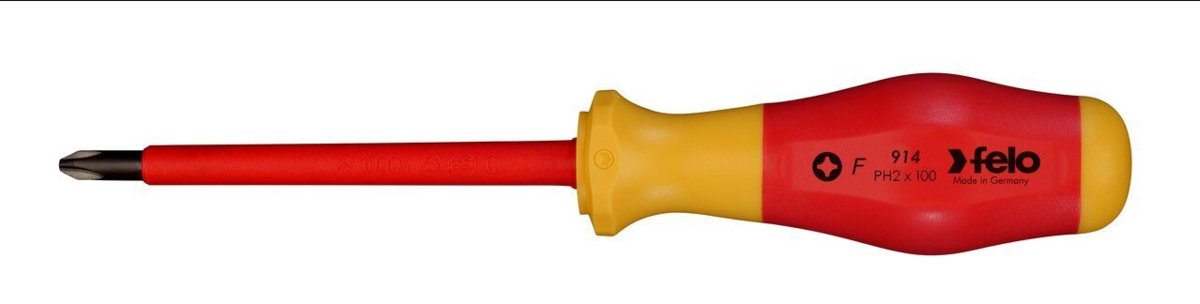 Wkrętak krzyżowy PH 2 FELO - VDE - FELO | Sklep EMPIK.COM