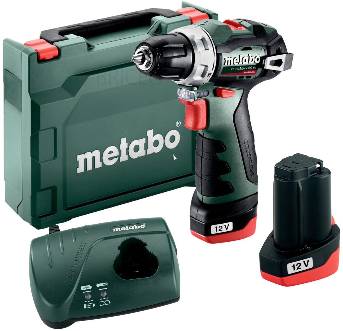Wkrętarka Metabo PowerMaxx BS BL 12V 2x2Ah - Metabo | Sklep EMPIK.COM