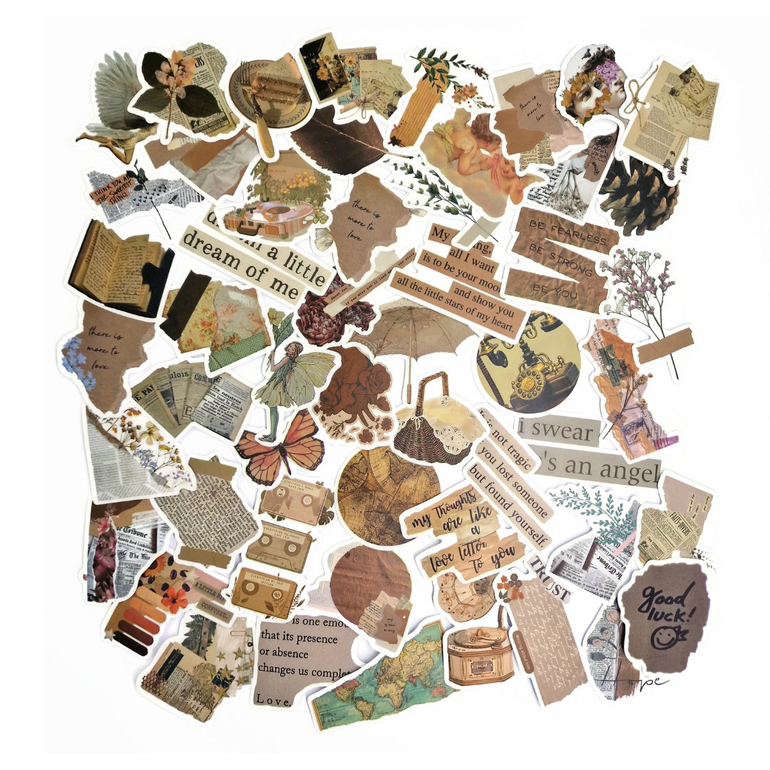 Wlepki Naklejki Sticker Bomb Vintage Paper Mix - Inna marka | Sklep ...