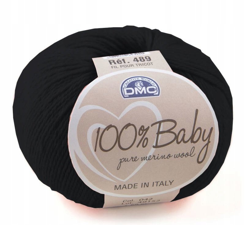 włóczka DMC 100% BABY kol. 02 / czarny - DMC | Sklep EMPIK.COM