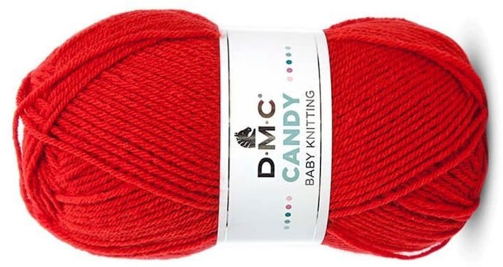 włóczka DMC CANDY col. 242 / czerwona - Inna marka | Sklep EMPIK.COM