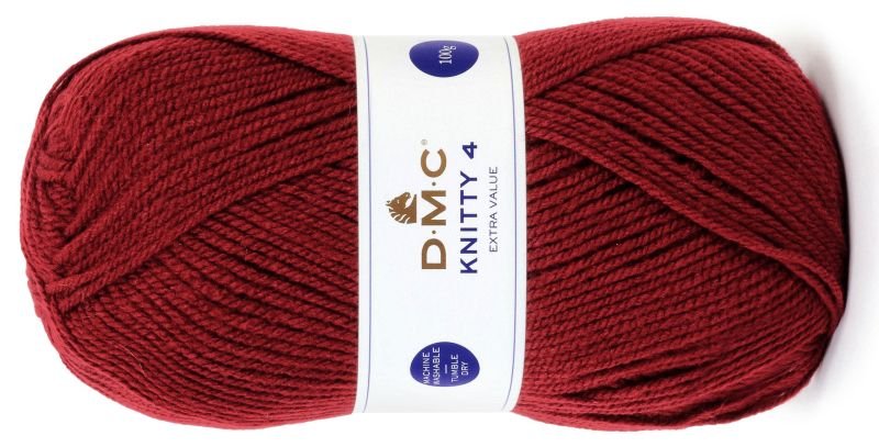 WŁÓCZKA DMC KNITTY 4 KOL.556 / JASNY BORDOWY - Inna marka | Sklep EMPIK.COM
