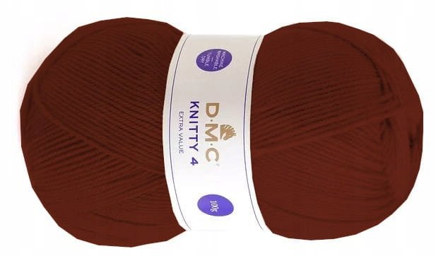 WŁÓCZKA DMC KNITTY 4 KOL.563 / CIEMNY RUDY - DMC | Sklep EMPIK.COM