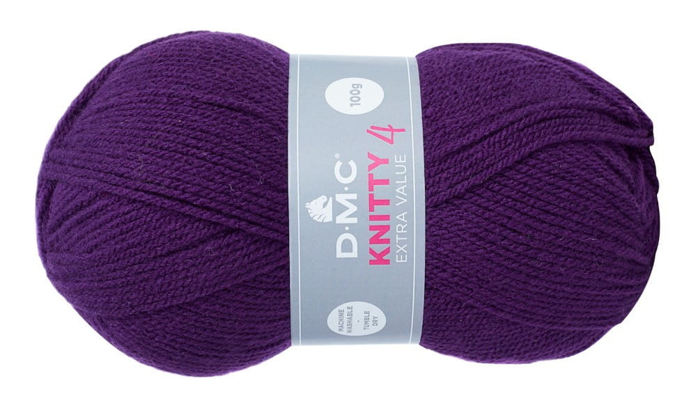 WŁÓCZKA DMC KNITTY 4 KOL.840 / Śliwka - DMC | Sklep EMPIK.COM