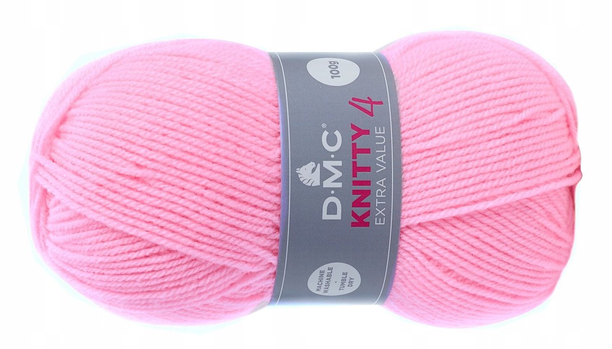 WŁÓCZKA DMC KNITTY 4 KOL. 958 / CUKIERKOWY RÓŻOWY - DMC | Sklep EMPIK.COM
