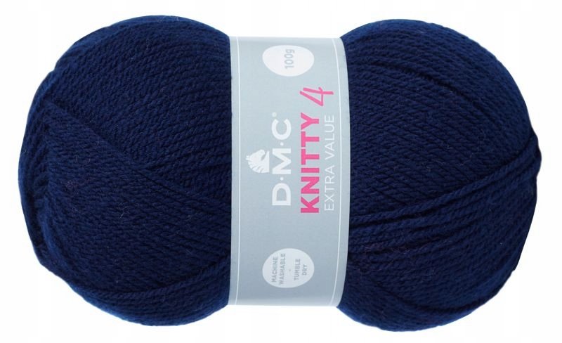 WŁÓCZKA DMC KNITTY 4 KOL. 971 / GRANATOWY - DMC | Sklep EMPIK.COM