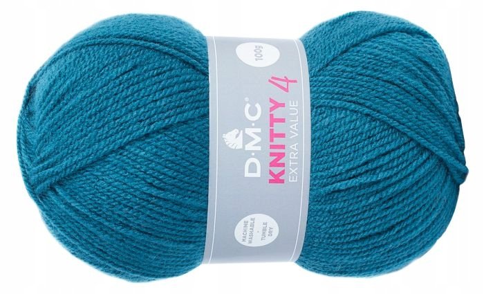 WŁÓCZKA DMC KNITTY 4 KOL.994 / NIEBIESKI MORSKI - DMC | Sklep EMPIK.COM