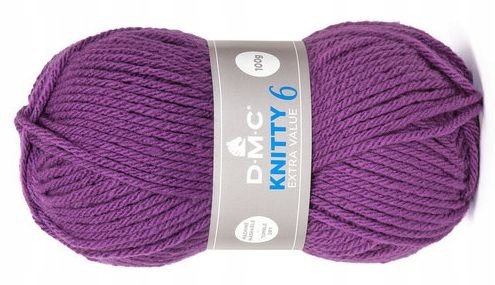 włóczka DMC KNITTY 6 kol. 701 / fioletowy - DMC | Sklep EMPIK.COM