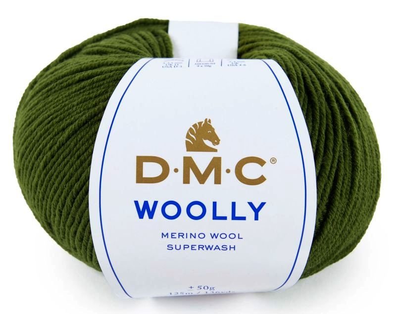Włóczka DMC Woolly 100% wełna merino kol. 82 khaki - Inna marka | Sklep ...
