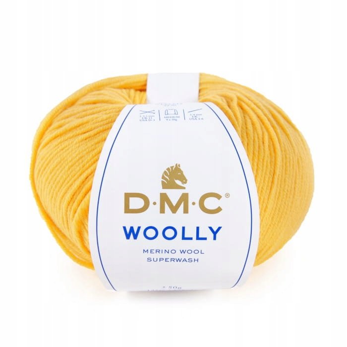 Włóczka DMC Woolly 100% wełna merino kol. 95 słoneczny - DMC | Sklep ...