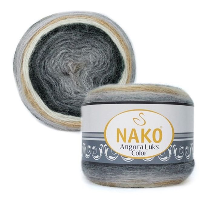włóczka NAKO ANGORA LUKS COLOR 150g kol. 81914 . - Nako | Sklep EMPIK.COM
