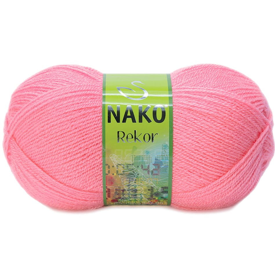 Włóczka Nako Rekor Kol. 2244 Cukierkowy Różowy - Inna marka | Sklep ...