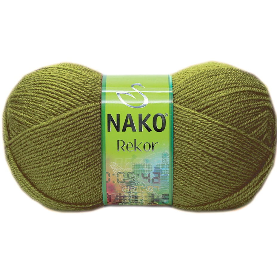 Włóczka Nako Rekor Kol. 268 Khaki - Inna marka | Sklep EMPIK.COM