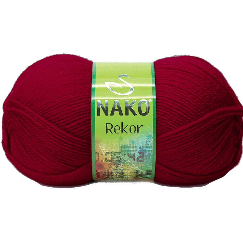 Włóczka Nako Rekor Kol. 3630 Malinowy - Inna marka | Sklep EMPIK.COM