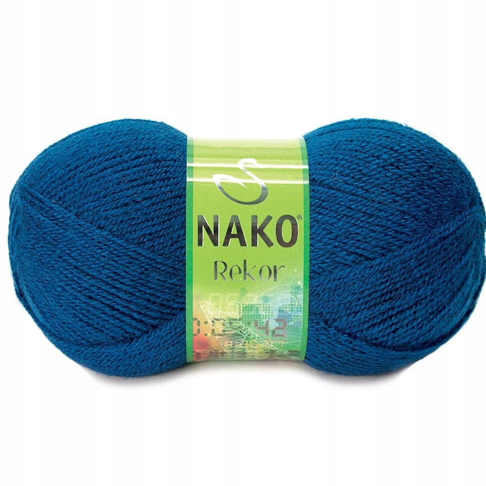 Włóczka Nako Rekor kol. 517 morski - Nako | Sklep EMPIK.COM