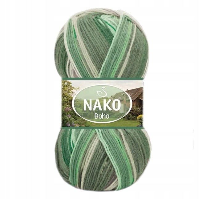 Włóczka skarpetkowa wełniana Nako Boho Desen kol. 81815 - Nako | Sklep EMPIK.COM