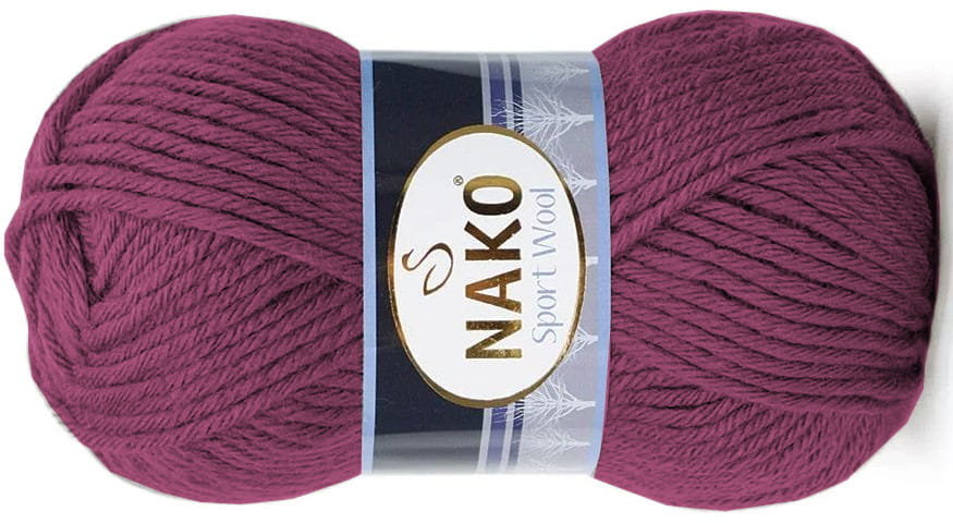 włóczka SPORT WOOL kolor: 14432 / purpurowy - Inna marka | Sklep EMPIK.COM