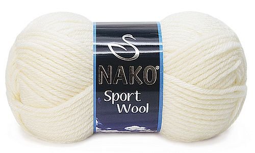 włóczka SPORT WOOL kolor:300 / ecru - Inna marka | Sklep EMPIK.COM