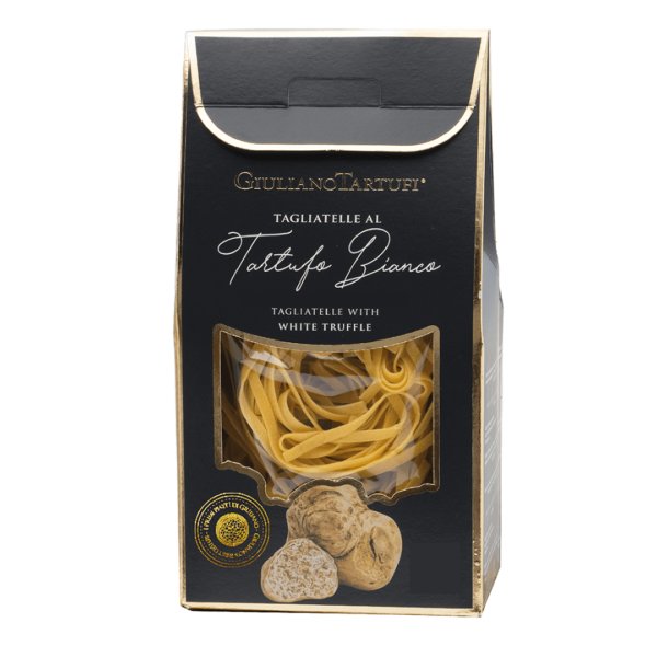 Włoski makaron Tagliatelle jajeczne z białą truflą, 250 g - GIULIANO ...