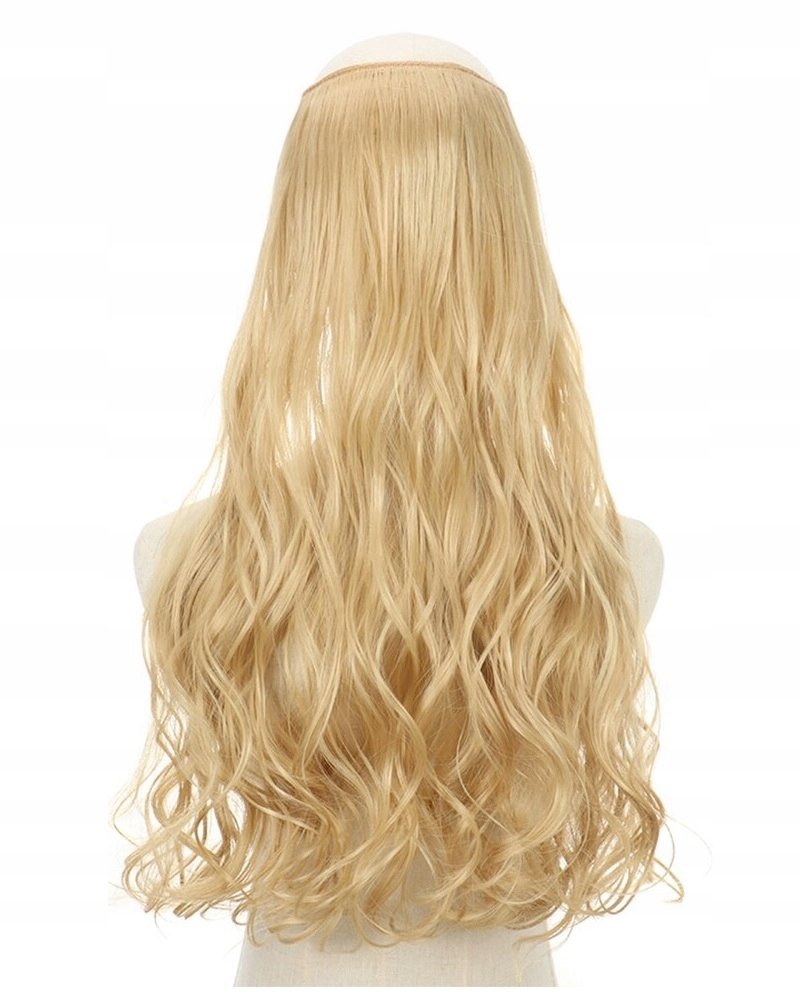 Włosy Syntetyczne na Żyłce Gumce Flip In Treska Bez Spinek jak ...