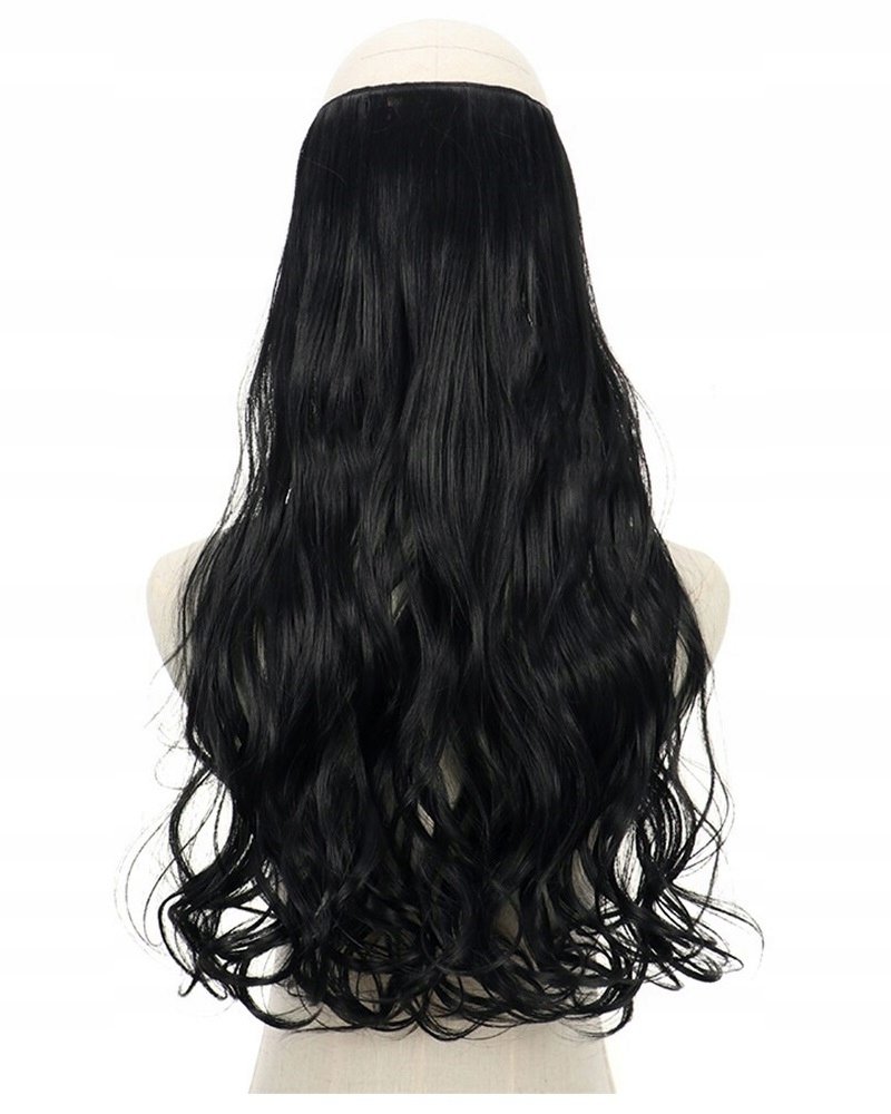 Włosy Syntetyczne na Żyłce Gumce Flip In Treska Bez Spinek jak ...