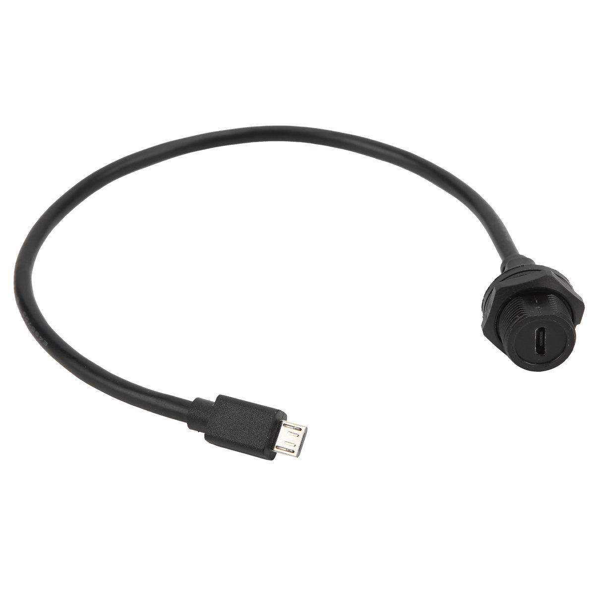 Wodoodporne złącze USB IP67 MICRO żeńskie/męskie z gniazdem kablowym 1 ...