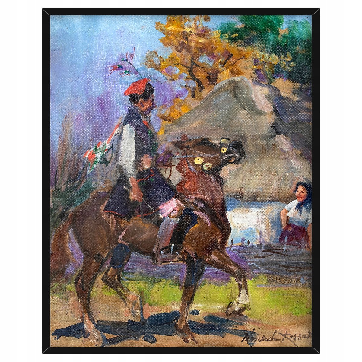 Wojciech Kossak Drużba krakowski OBRAZ 50x40 - Inna marka | Sklep EMPIK.COM