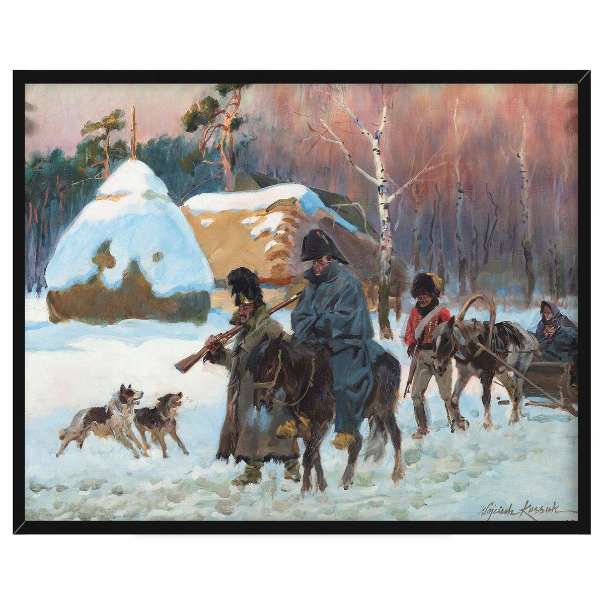 Wojciech Kossak Powrót spod Moskwy OBRAZ 40x50 - Inna marka | Sklep ...