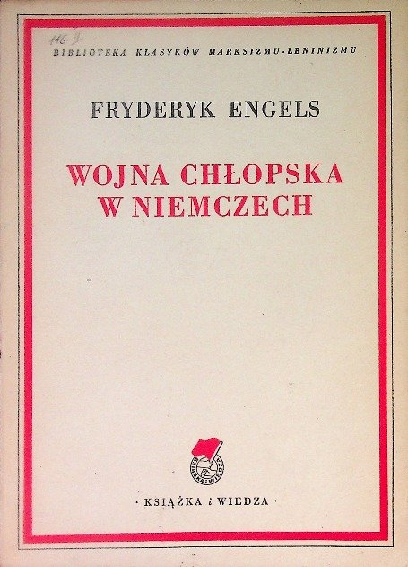 Wojna chłopska w Niemczech 1950 r. - Engels Fryderyk | Książka w Empik