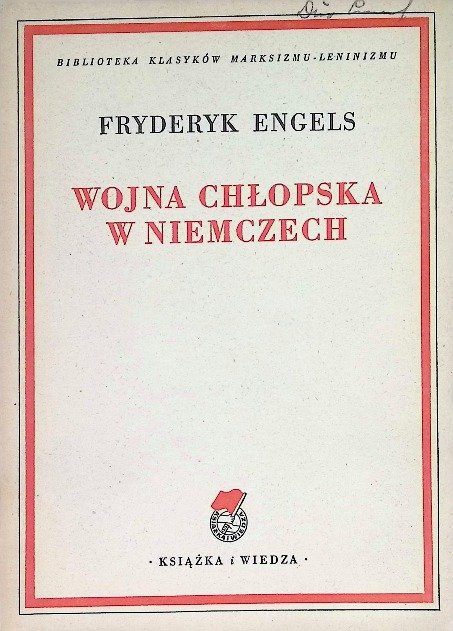 Wojna chłopska w Niemczech 1950 r. - Engels Fryderyk | Książka w Empik