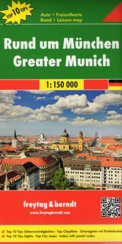 Wokół Monachium. Mapa 1:150 000 - Opracowanie zbiorowe | Książka w Empik