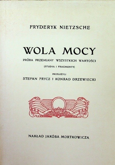 Wola mocy - Nietzsche Fryderyk | Książka w Empik