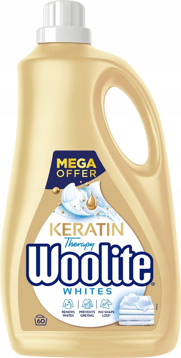 Woolite White Keratin 3,6l/60 prań płyn do prania - Woolite | Sklep ...