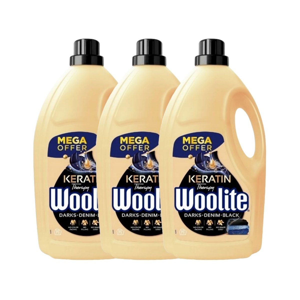 Woolite Zestaw Zestaw ZestawPłyn Do Prania Dark Jeans 3X 4,5L - Woolite ...