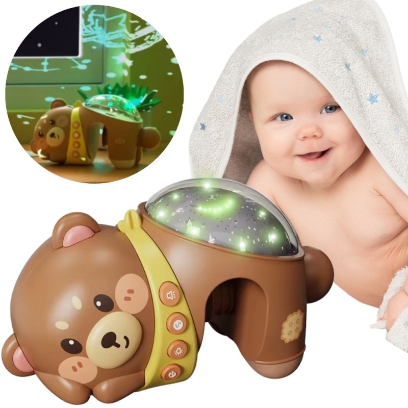 WOOPIE BABY PROJEKTOR GWIAZD RZUTNIK LAMPKA NOCNA DLA DZIECI MIŚ ...