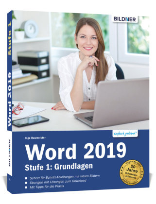Word 2019 - Stufe 1: Grundlagen - BILDNER Verlag | Książka w Empik