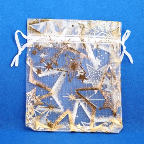 Woreczki z organzy WZORY, 12x15cm/12szt, model 01 - ORWM01-12X15-001 ...