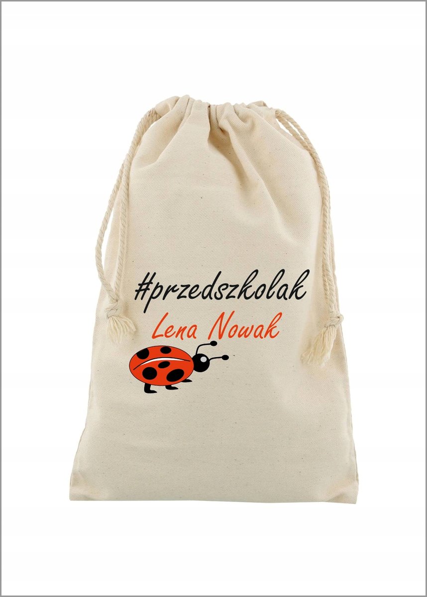 Worek imienny na buty świąteczny dla dziewczynki - Produkt bezmarkowy ...