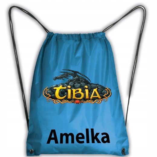 Worek Szkolny Na Buty Plecak Gra Tibia Logo - Atram | Moda Sklep EMPIK.COM