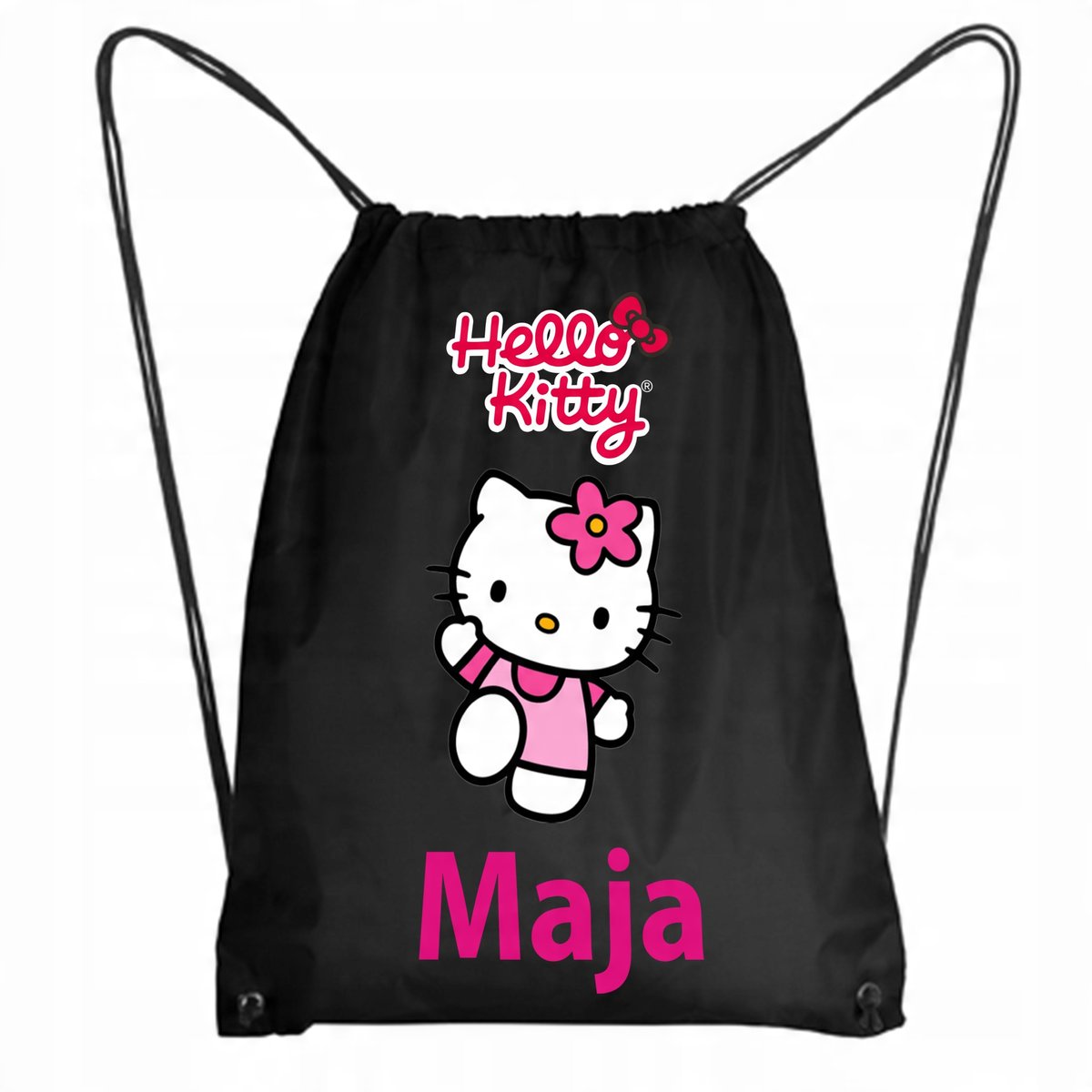 Worek Szkolny Na Buty Plecak Hello Kitty + IMIĘ - Atram | Moda Sklep ...