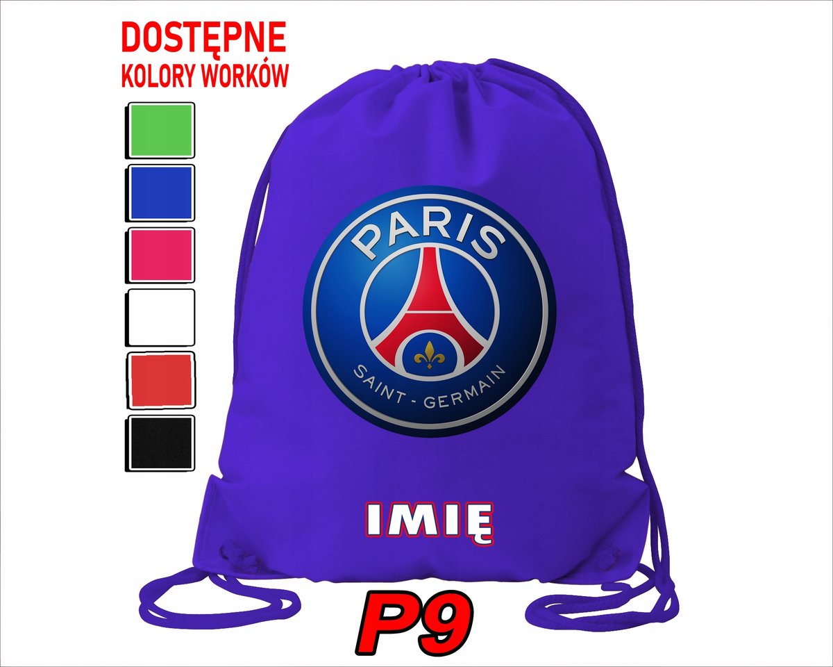 Worek Szkolny Na Wf Trening Buty Sportowy Dla Fana Paris Saint Germain Klub - Inna marka | Sklep ...