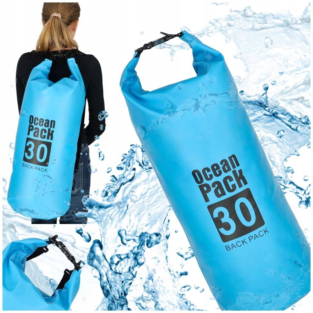 Worek wodoszczelny torba wodoodporna nadmuchiwana do kajaka deski SUP ...