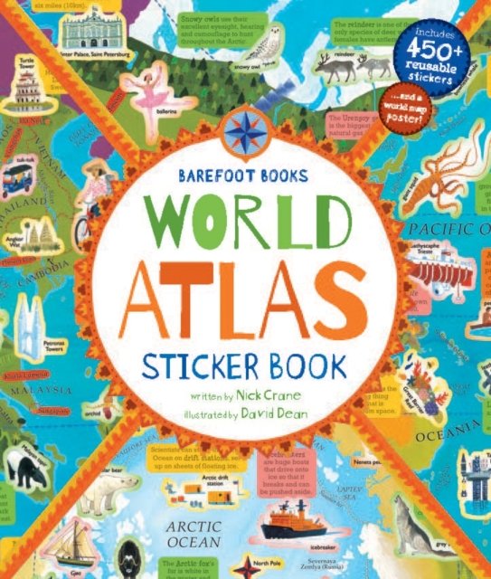 World Atlas Sticker Book - Opracowanie zbiorowe | Książka w Empik