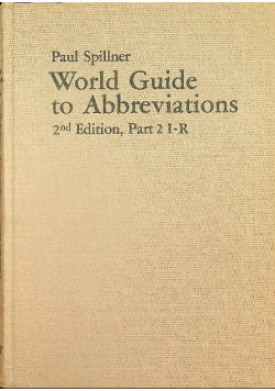 World Guide to Abbreviations - | Książka w Empik