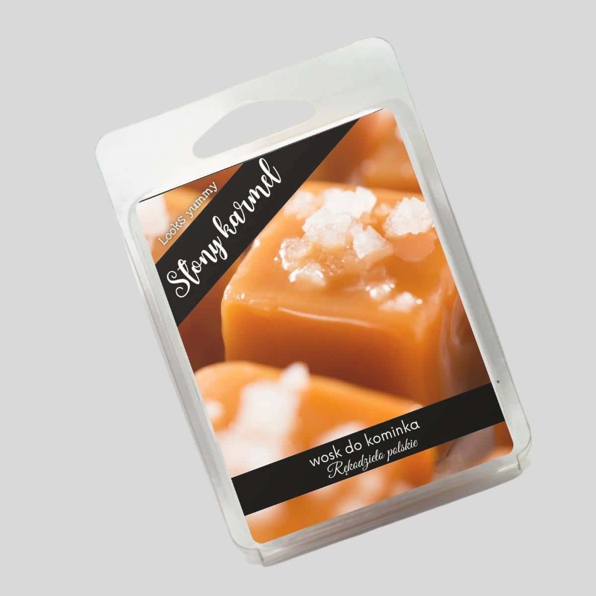 Wosk zapachowy do kominka – Słony karmel - Looks Yummy | Sklep EMPIK.COM