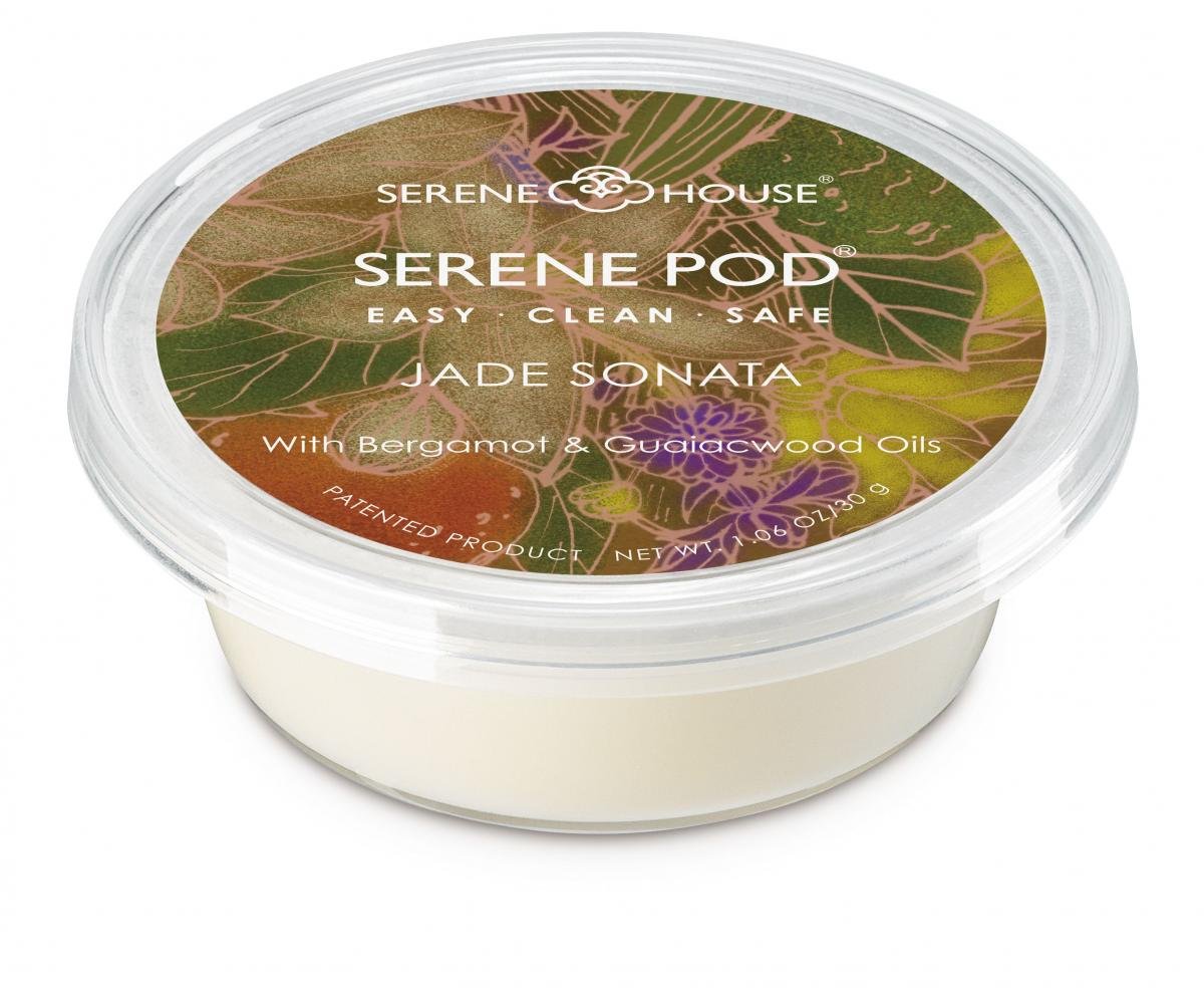 Wosk zapachowy Serene House Jade Sonata Serene Pod, 30g - Serene House ... Wosk zapachowy Serene House Jade Sonata Serene Pod, 30g - Serene House ...