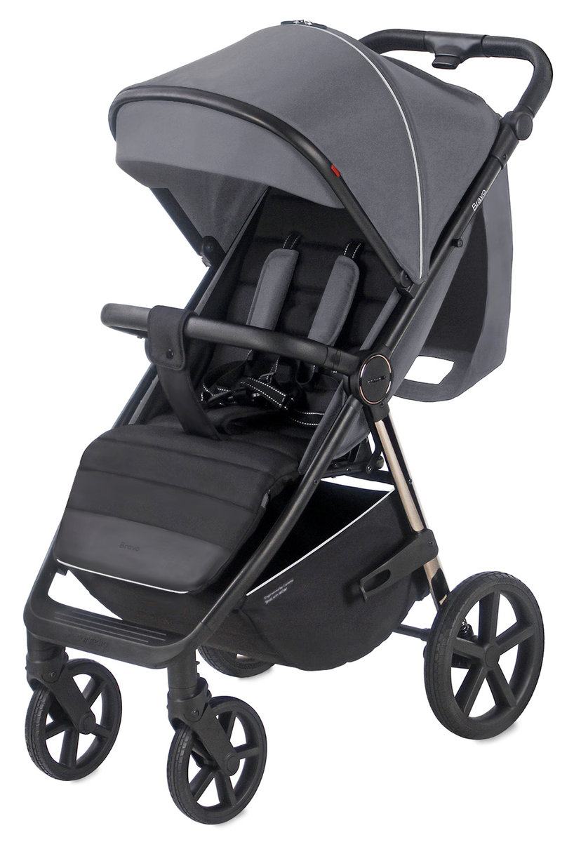 Wózek dla dziecka CARRELLO Bravo plus 2023 CRL-5515 Storm Grey ...