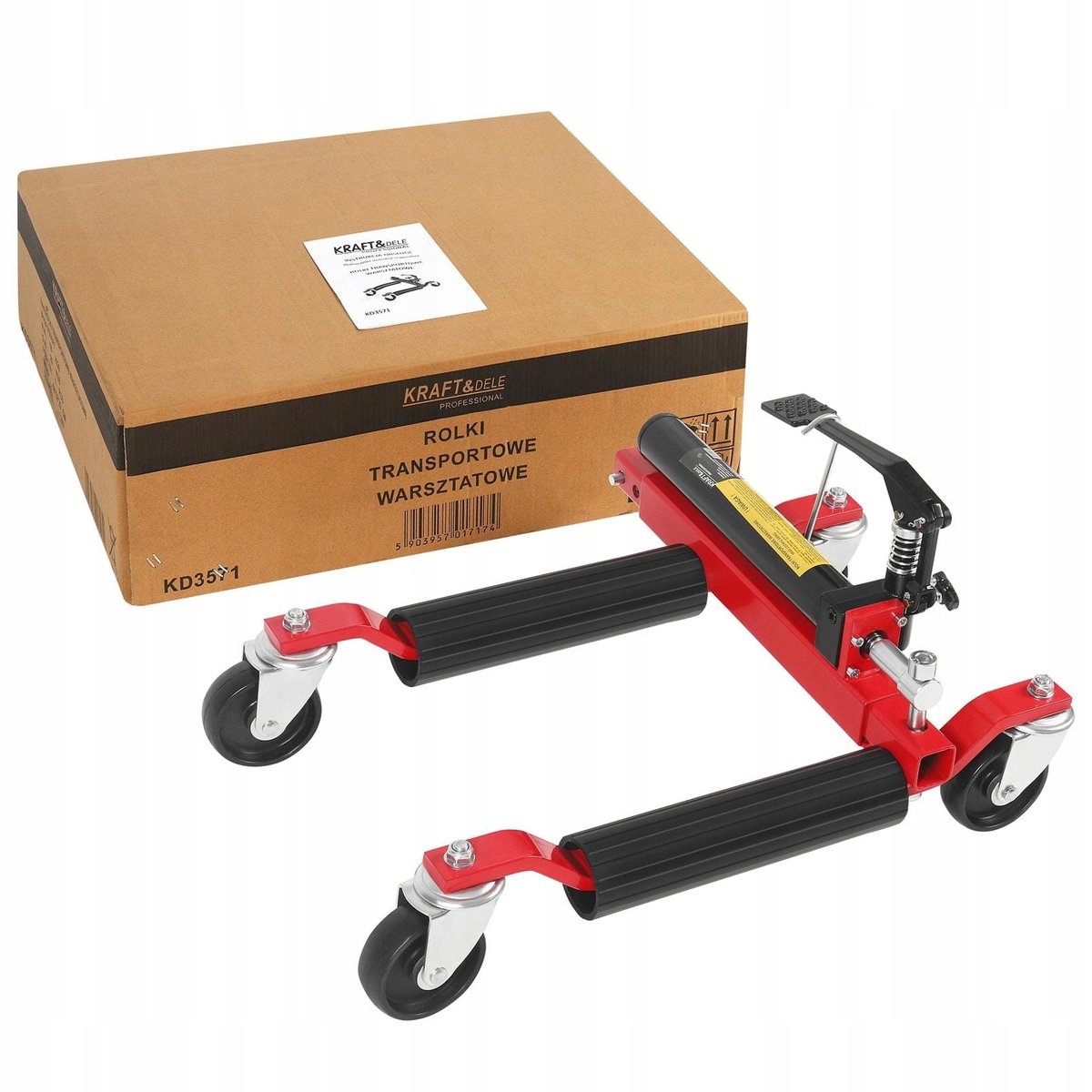 Wózek Rolka 680 Kg Hydrauliczny Transportowy Serwisowy Pod Koło ...